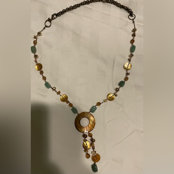 Cookie Lee | Jewelry | Vintage Cookie Lee Drop Down Necklace Boho Style ...